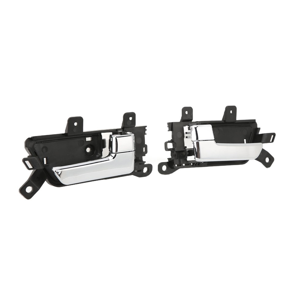 2PCS Interior Door Handles Durable Silver Replacement Easy Installation ...