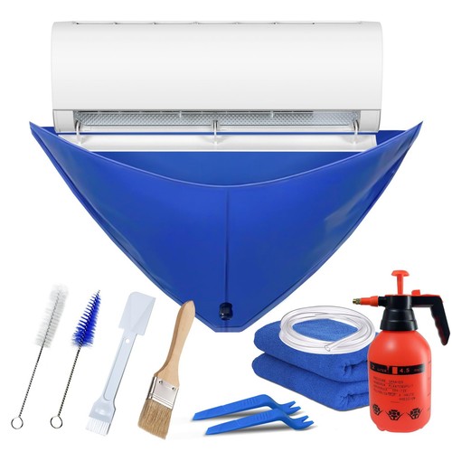 10pcs Split Air Conditioner Cleaning Cover Mini Split Cleaning Kit,Mini ...