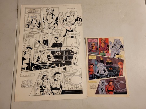 Star Trek Deep Space Nine DS9 Original Comic Art Page by Brian Michael Bendis | eBay