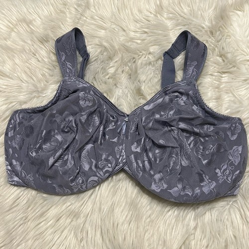 Wacoal 40G Bra Full Figure Awareness 85567 Floral Underwire Back Close ...