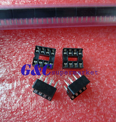 100PCS 8pin DIP IC Socket Adaptor Socket Type Pitch Dual Wipe Connector ...
