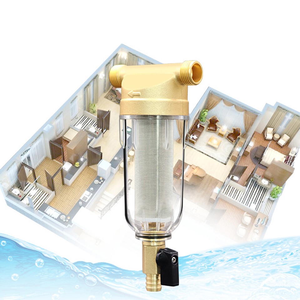 Water Pre-Filter System/whole House Spin Down Sediment Water Filter 50 ...