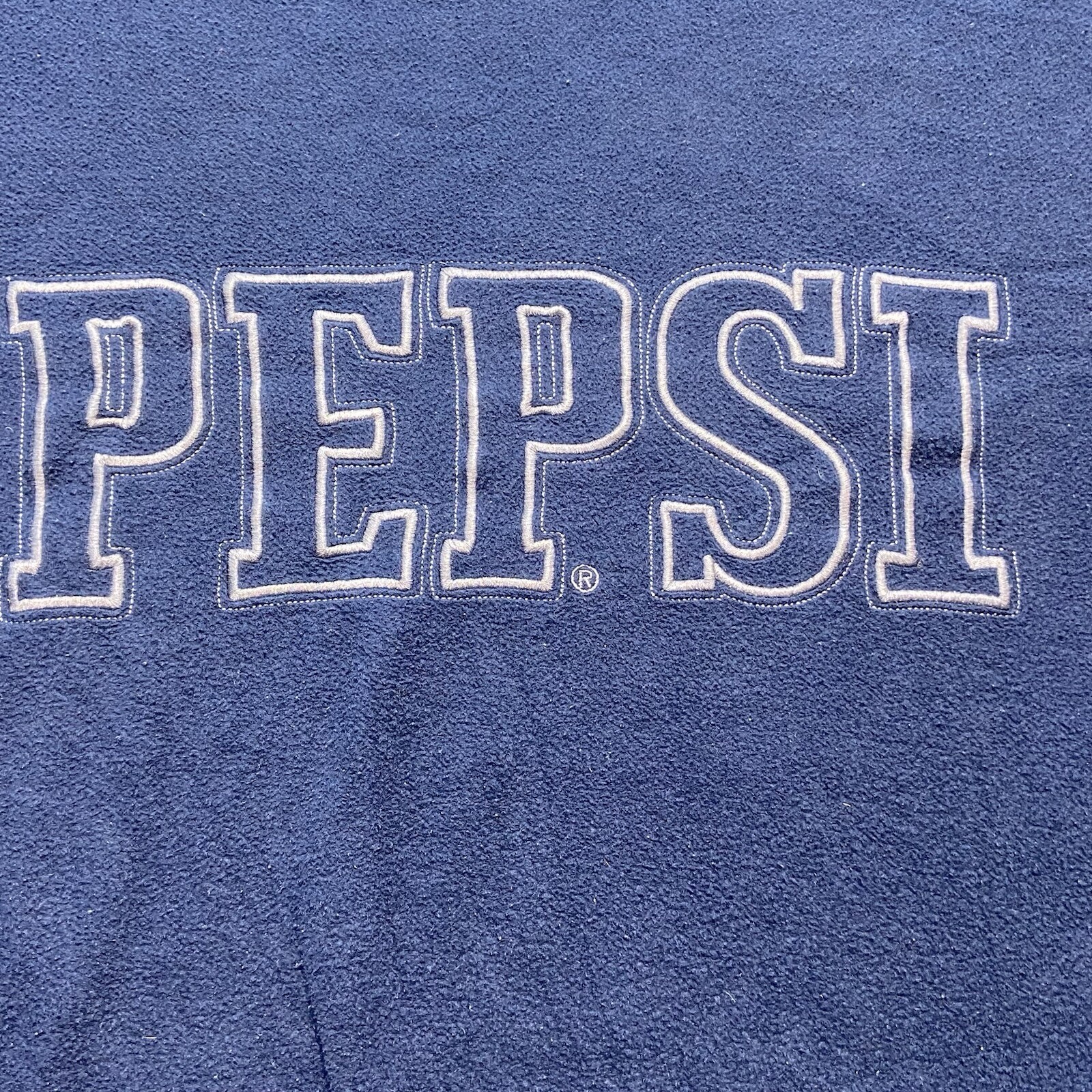 Vintage 90’s Pepsi Sweatshirt Mens Size L Blue Promo Logo Spell Out ...
