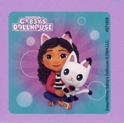 10 Gabby's Dollhouse Large Stickers - Gabby and Pandy Paws - one design ...