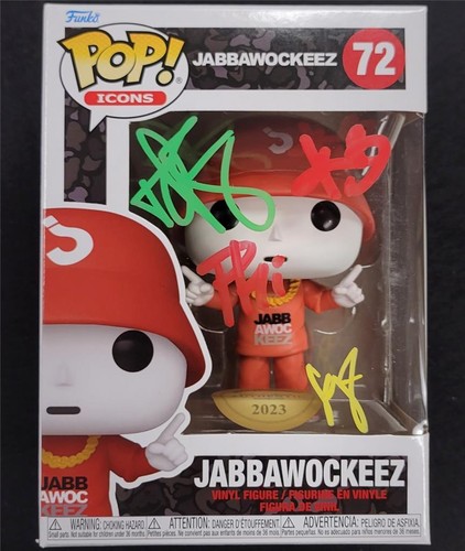 Jabbawockeez authentic signed Funko Pop 72 vinyl figure Wockshop w/ 4 ...