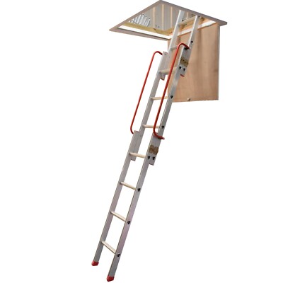 Sliding Loft Ladder 2 / 3 Section - Aluminium Ladders Lightweight ...