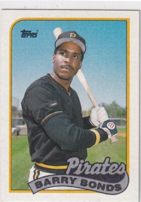 1989 Topps #620 Barry Bonds Excellent | eBay