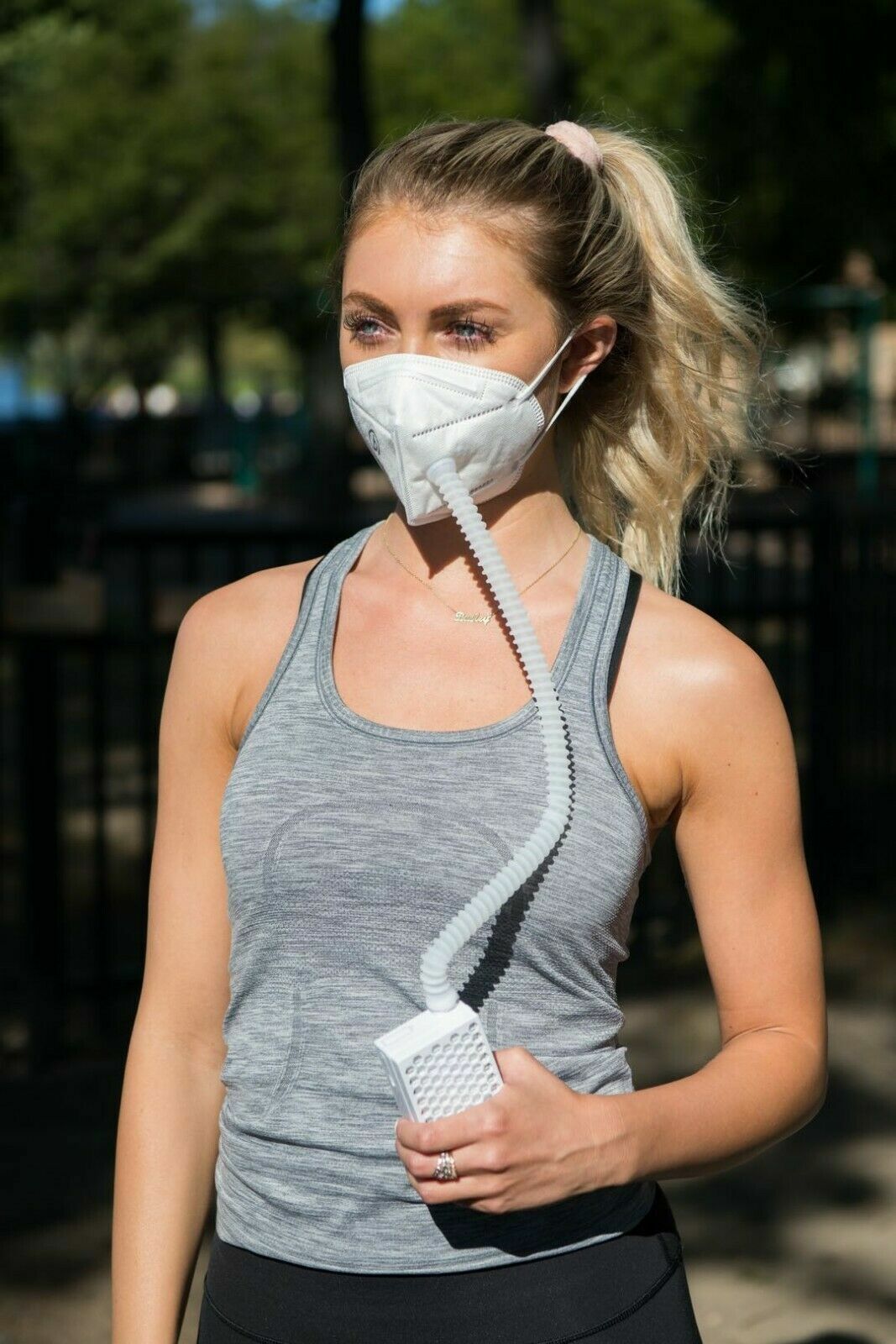 Personal Portable Air Purifiers Electric Positive Air flow with HEPA ...