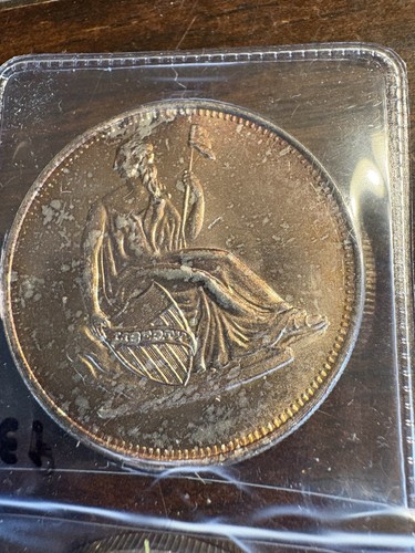 Lady Liberty One Oz. Silver Round Nicely Toned | eBay