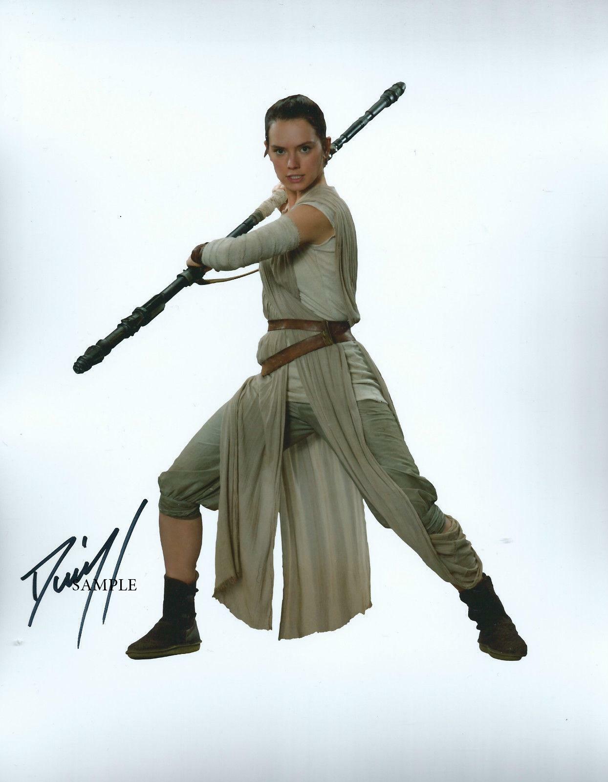 DAISY RIDLEY #4 REPRINT SIGNED 8X10 PHOTO AUTOGRAPHED PICTURE CHRISTMAS ...