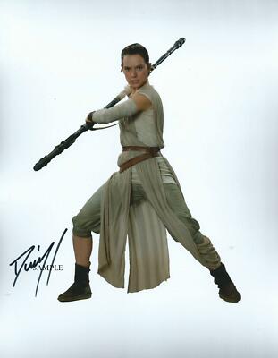 DAISY RIDLEY #4 REPRINT SIGNED 8X10 PHOTO AUTOGRAPHED PICTURE CHRISTMAS ...
