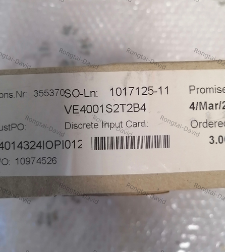 1PCS VE4001S2T2B4 Expedited Shipping Emerson Discrete Input Card | eBay