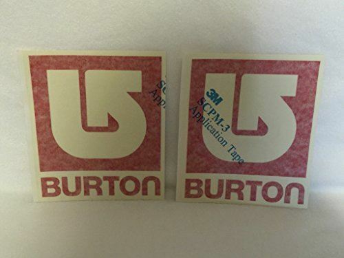 SMALL BURTON DECAL STICKER PACK (4 TOTAL STICKERS) COLOR: RED | eBay
