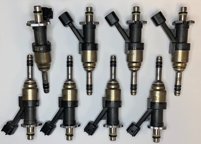 8 NEW Delph OEM Fuel Injectors for GM V8 5.3L, 6.2L 2019-2022 12681215 ...