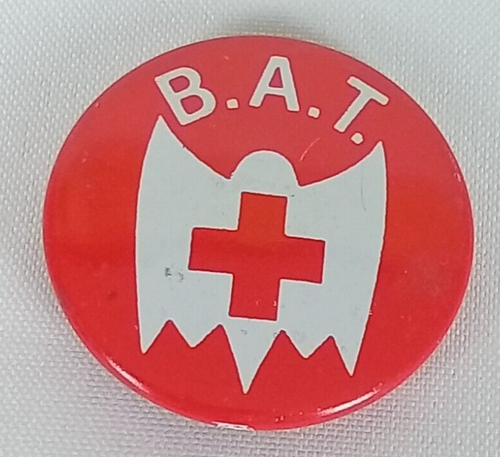 B.A.T. Logo Red Pinback Button | eBay