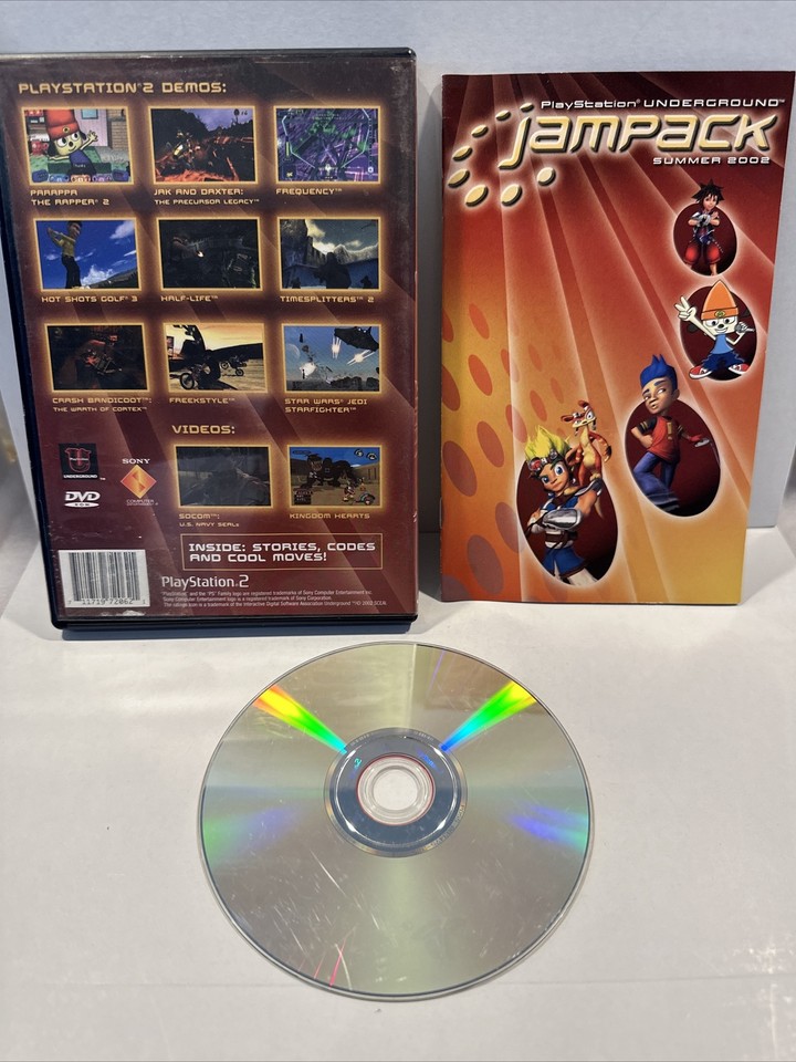 Underground Jampack: Summer 2002 PlayStation 2 Complete With Manual ...
