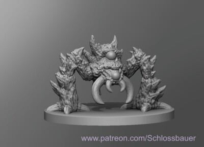 Baristute Monster Manual 28mm Scale DND D&D Metroid Tabletop Miniature ...
