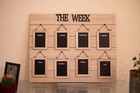 Weekly Home Planner Chalkboard 7 Day Hanging Wall Wooden Memo Home ...