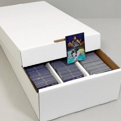 BCW 3000 Count Super Shoe Box Gaming Baseball Trading Card Storage Fit ...