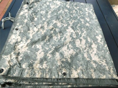 US Army Issue Reversible ACU/DARK GREEN TARPAULIN PRE OWNRD CONDITION ...