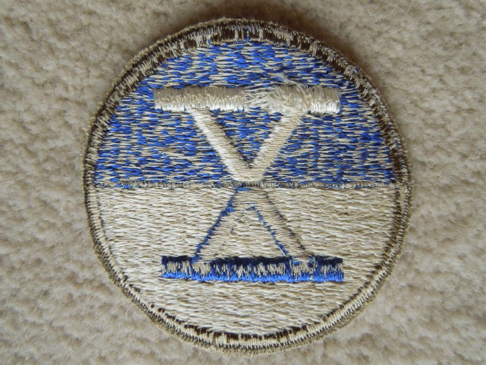 WW2 US Army X (10th) Corps cloth patch | eBay