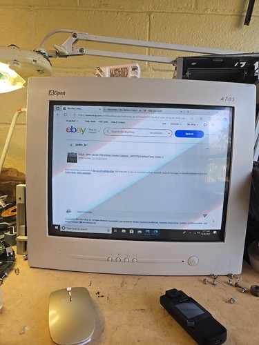 Vintage AOpen A70S VGA CRT Monitor - No Stand | eBay