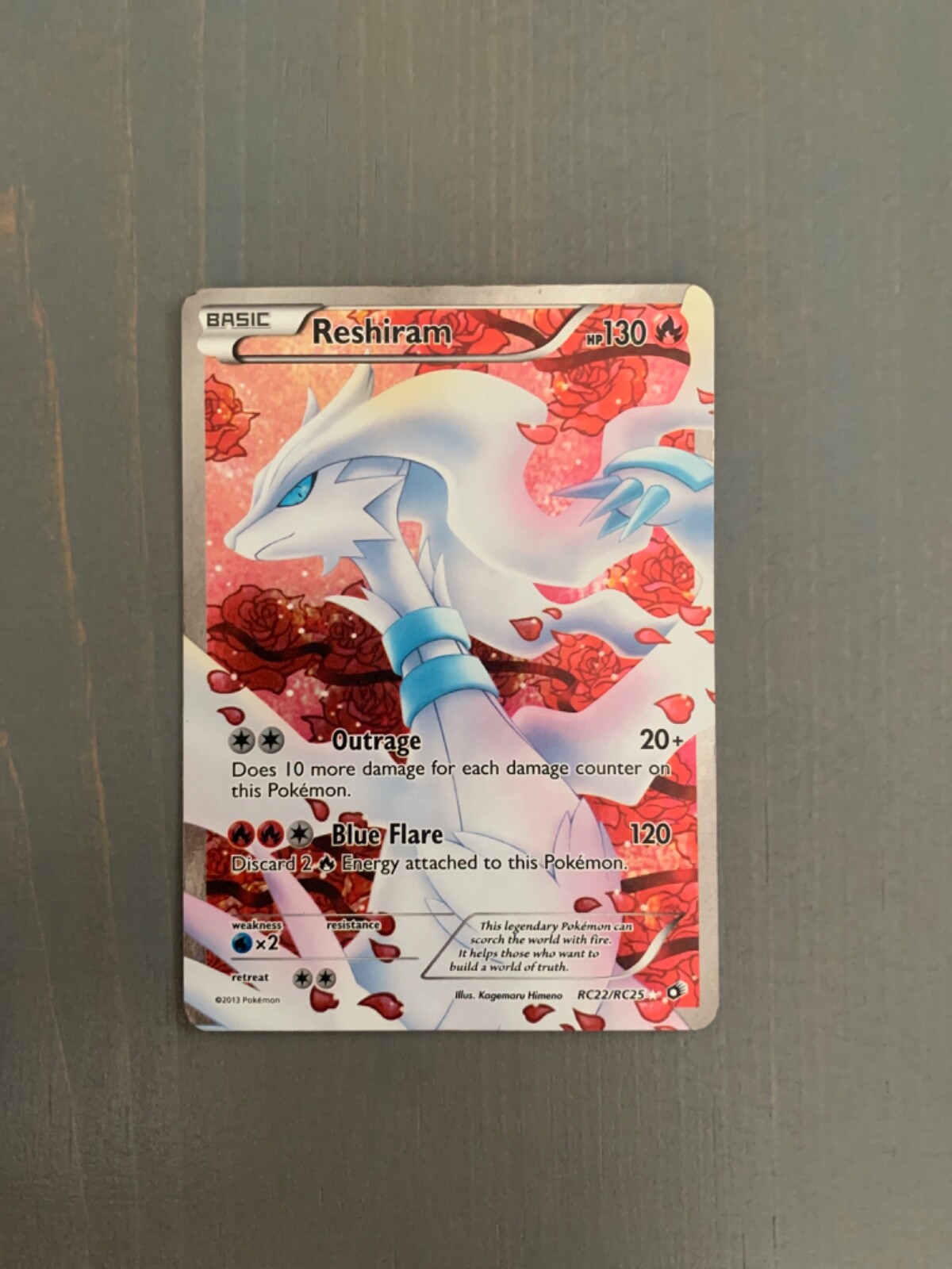 Reshiram - Pokémon Legendary Treasures - 2013 Radiant Collection Holo ...