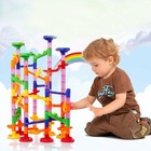 50 PCS Marble Run Toy,Marble Runs STEM Educational Learning Toy ...