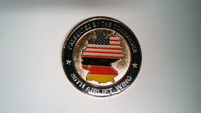 CHALLENGE COIN 86TH AIRLIFT WING COURAGE ENDURES PRESENTED BY THE ...