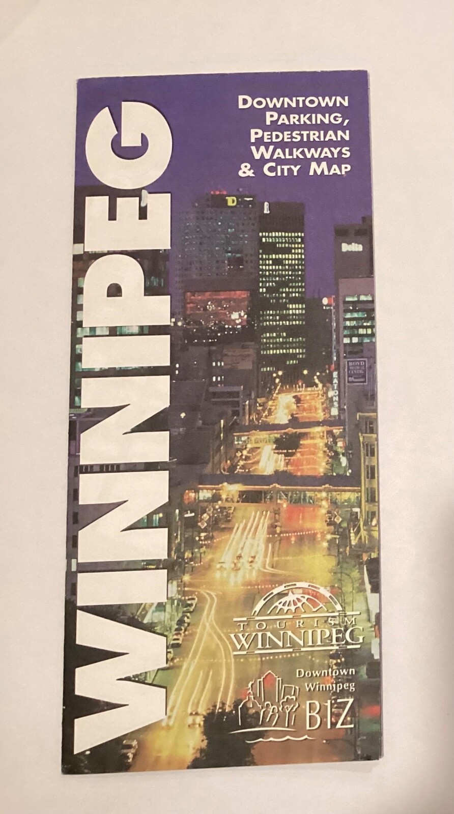 Winnipeg Manitoba Canada Tourist Road Map Brochure Guide F4 | eBay.de