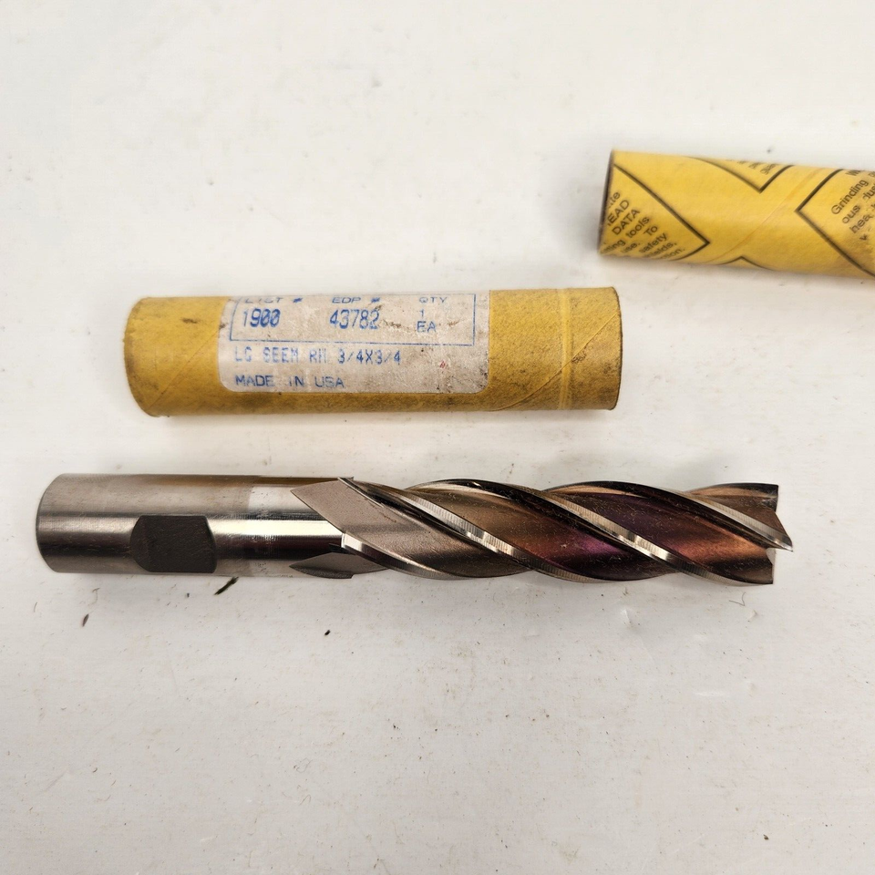 MORSE 43782 1900 Long Length Non-Center Cutting Single End End Mill, 3/ ...