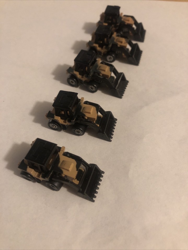 1987 Galoob Micro Machines Bulldozer-USA Military Camo Green | eBay