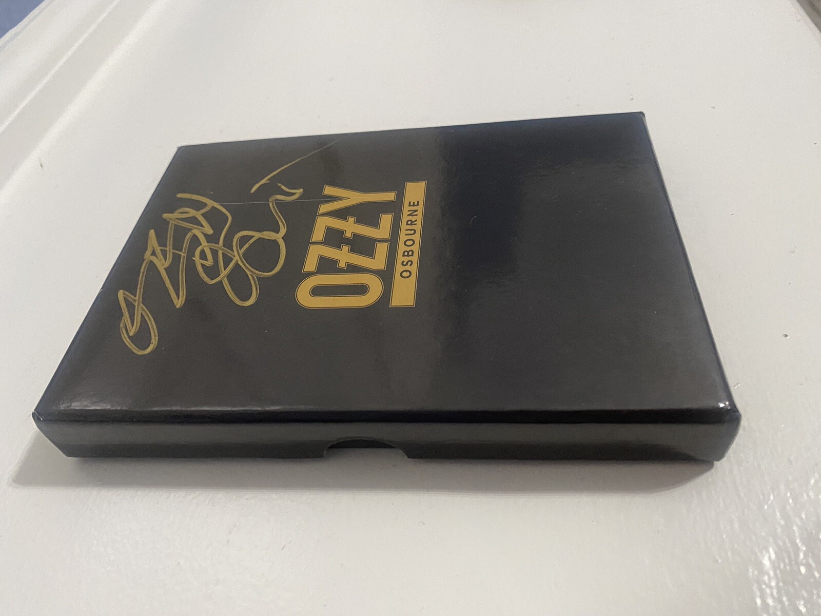 Ozzy Osbourne Authentic Autographed Hand Signed Tarot & Prayer Candle ...