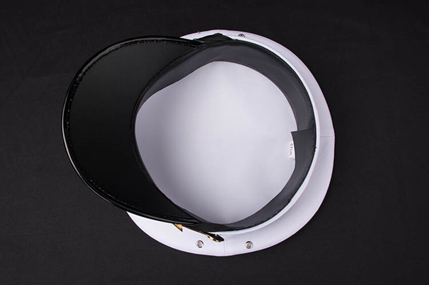 Navy Captain Hat Sailor Gorros White Officer Cap Seaman Yacht Boat Ship ...