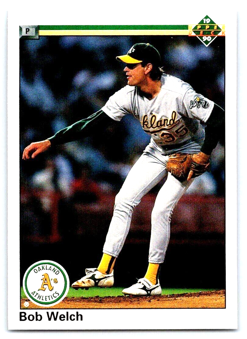 1990 Upper Deck #251 Bob Welch Pitcher Oakland Athletics FREE shipping ...