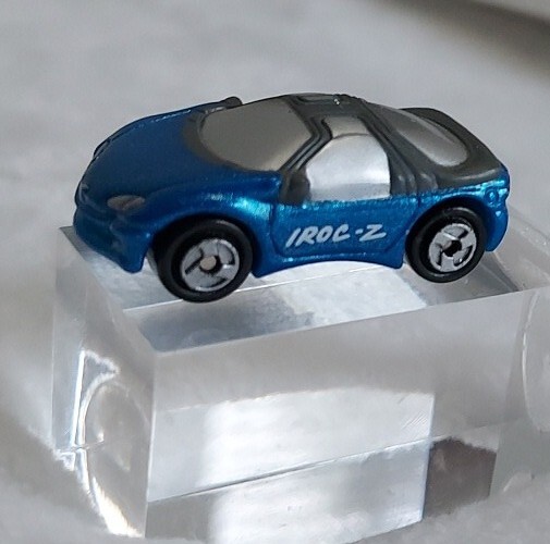 MINI-Micro Machine Plastic Chevy Camaro I-Roc Z In Metallic Blue 2-A | eBay