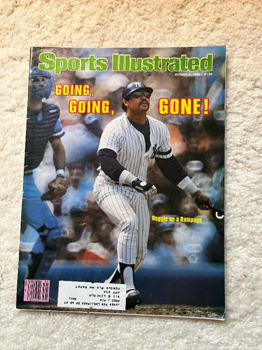 Sports Illustrated Reggie Jackson Yankees 1980 Betty Cook Powerboat ...