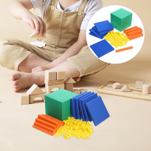 1 Set of Math Learning Block Plastic Math Cubes Plastic Math Cubes Math ...