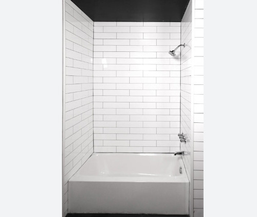 Six3Tile 60 x 36 x 70 in. Tub & Shower Wall in Gloss White | eBay