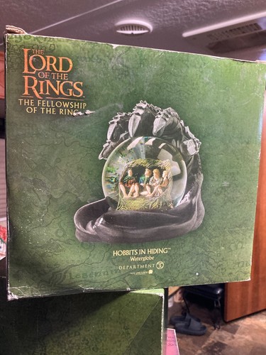The Lord of the Rings - Hobbits in Hiding Waterglobe - Department 56 | eBay