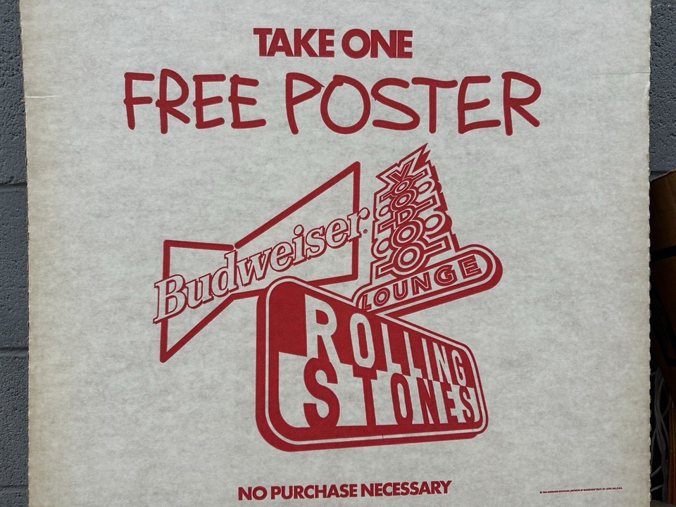 ROLLING STONES VooDoo Lounge Tour 1994 Budweiser U.S. Promo Box Of 50 ...