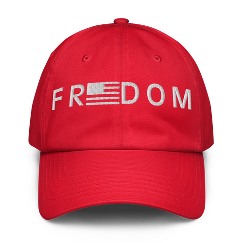Charlie Kirk Embroidered FREEDOM FLAG LOGO Under Armour® Hat MAGA Cap ...