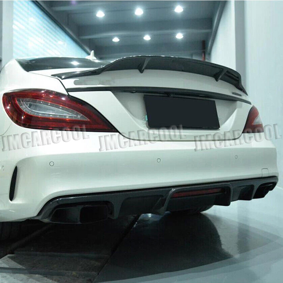 Real Carbon Fiber Rear Trunk Spoiler Wing lip for Benz W218 CLS550 ...