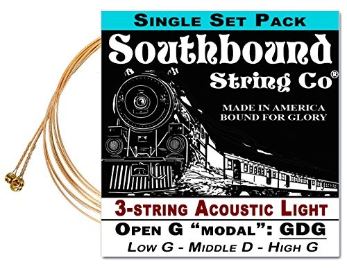 3-String Open G "GDG" Modal/Blues String Sets - Choose from 4 Set LMH ...