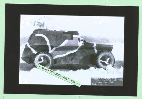 Found 4X6 PHOTO of Old WW2 ARMORED TUCKER TANK Machine Gun CAR | eBay
