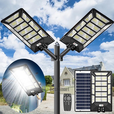 2000W Commercial LED Solar Street Lights Outdoor Dusk to Dawn Solar ...
