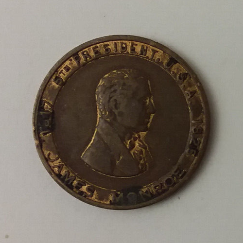 James Monroe 5th President Coin Medal Token 25mm | eBay
