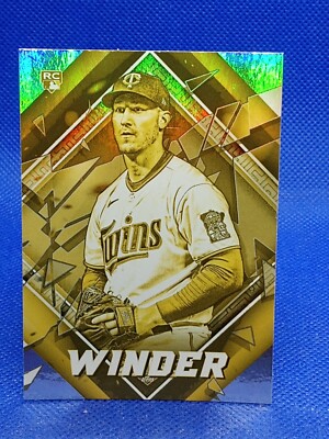 2022 Topps Fire Josh Winder RC Gold Minted #199 Minnesota Twins | eBay
