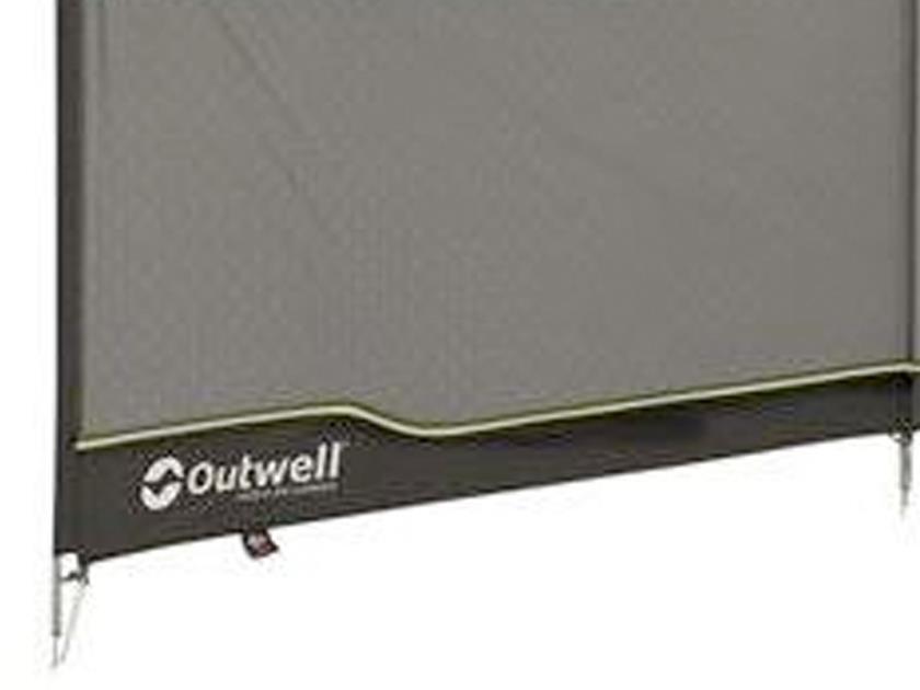 OUTWELL 5M WINDBREAK CHARCOAL GREY BEACH WINDSCREEN CAMPING WIND ...