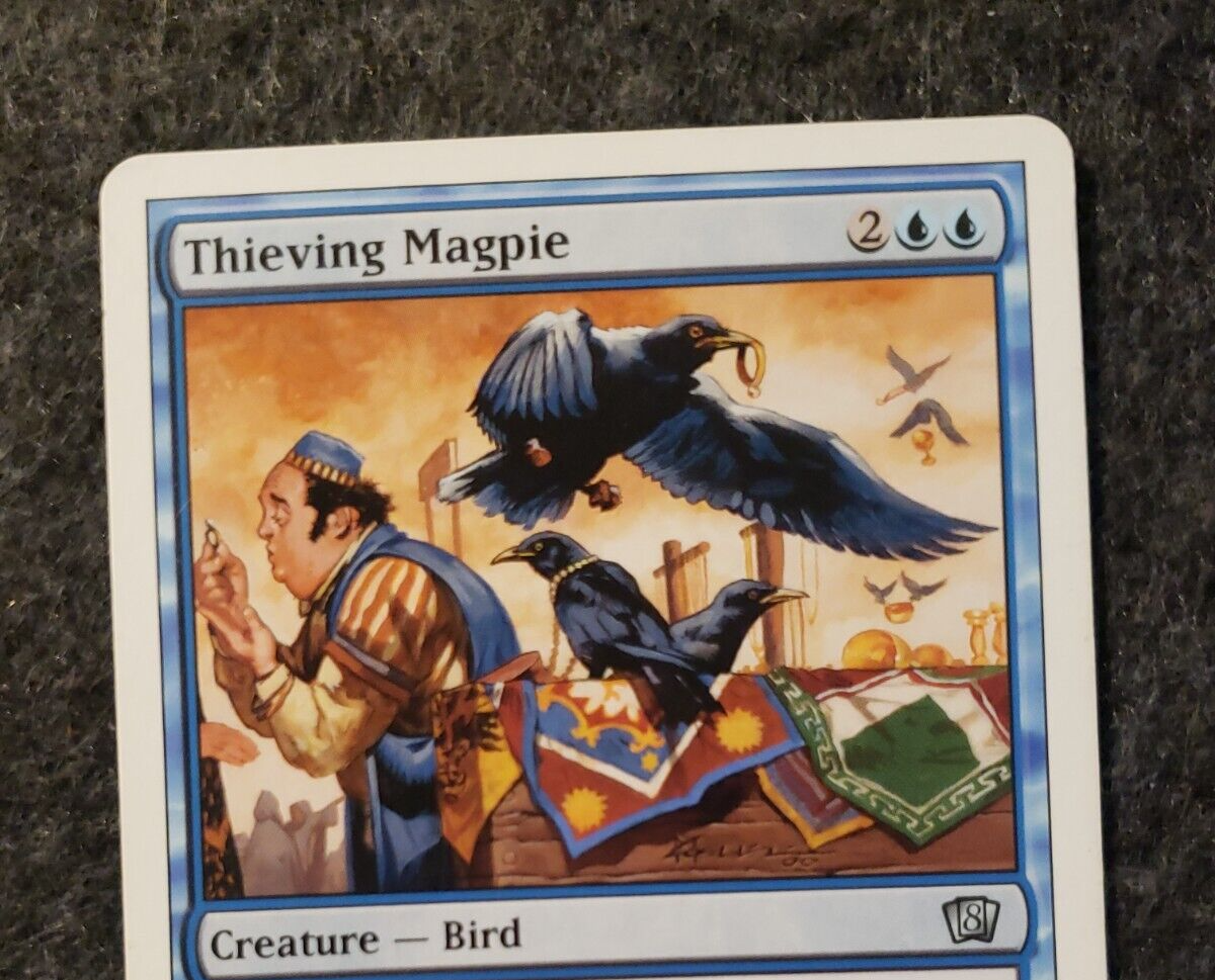 MTG Thieving Magpie Magic the Gathering 8TH Ed NEVER PLAYED (DS3D1F1 ...